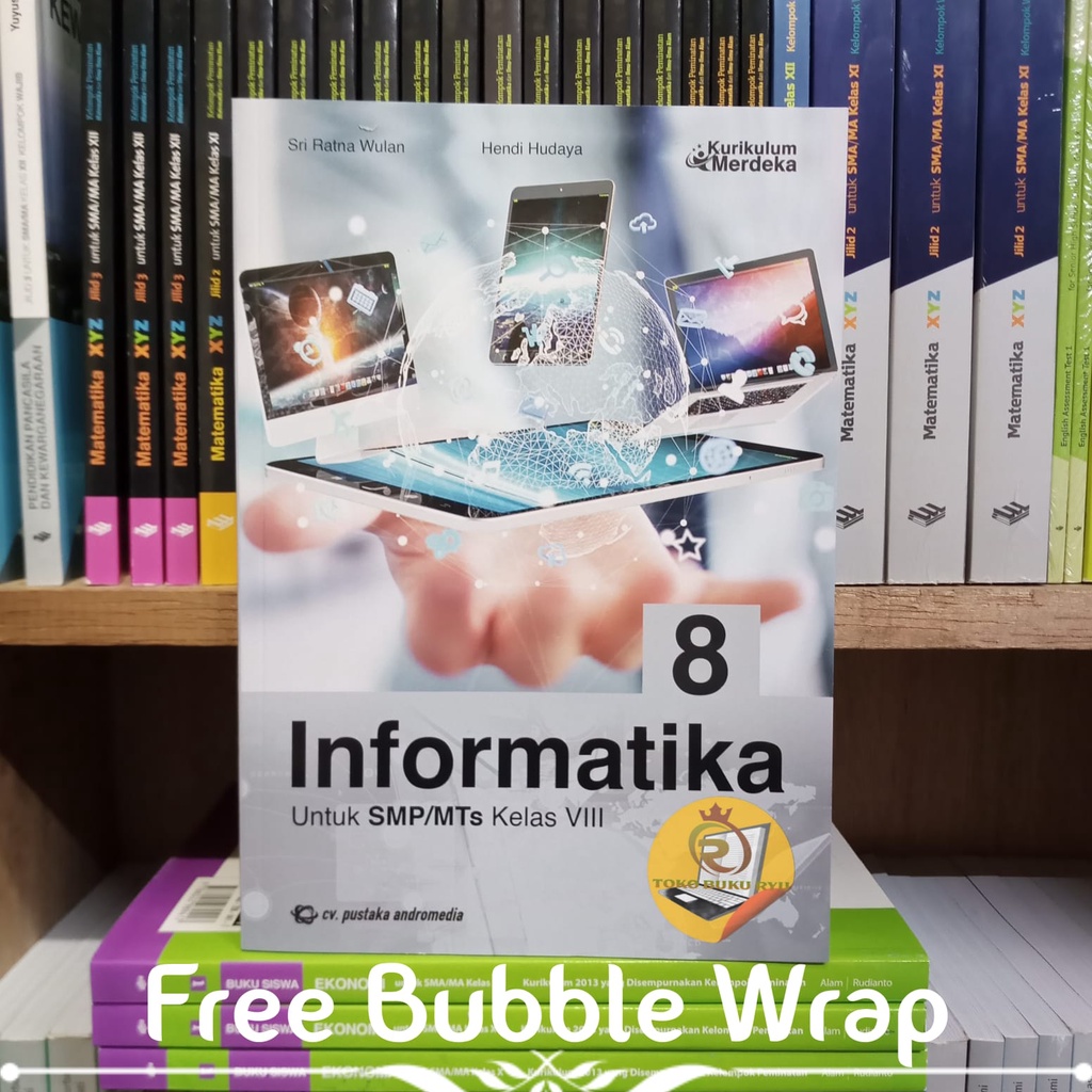 Jual BUKU INFORMATIKA KELAS 8 SMP/MTS KURIKULUM MERDEKA PUSTAKA ANDROMEDIA | Shopee Indonesia