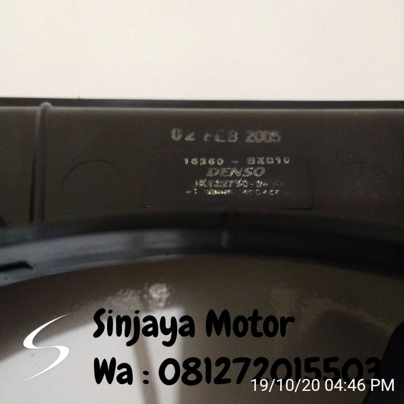 Jual extra motor fan Assy komit radiator Toyota Avanza 1.300 CC asli ...