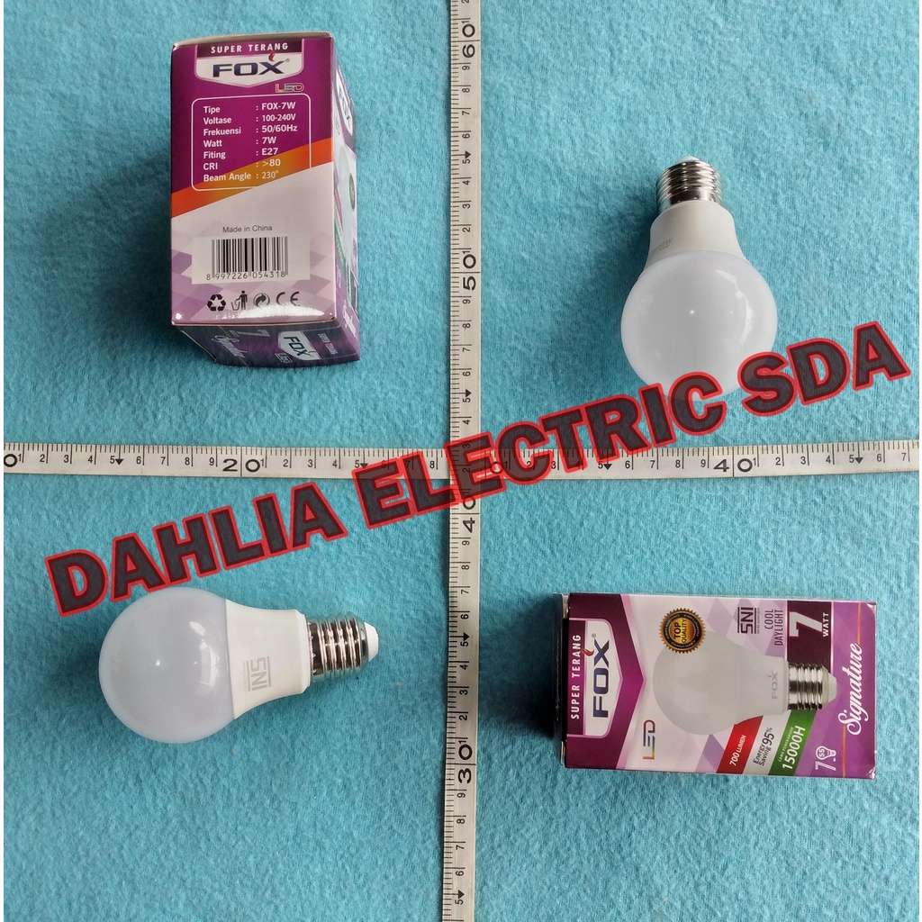 Jual LAMPU LED 7 WATT FOX SIGNATURE | Shopee Indonesia