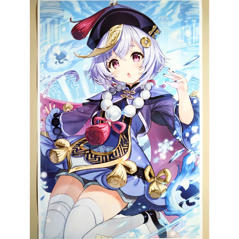 Jual Poster Game Genshin Impact 35 Qiqi Merchandise | Shopee Indonesia