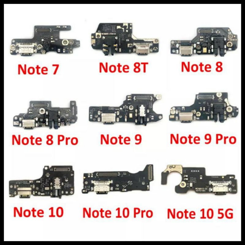 Jual FLEXIBE BOARD CONNECTOR KONEKTOR CHARGER PAPAN CAS XIAOMI REDMI NOTE 2 3 4 5 6 7 8 9 / NOTE ...