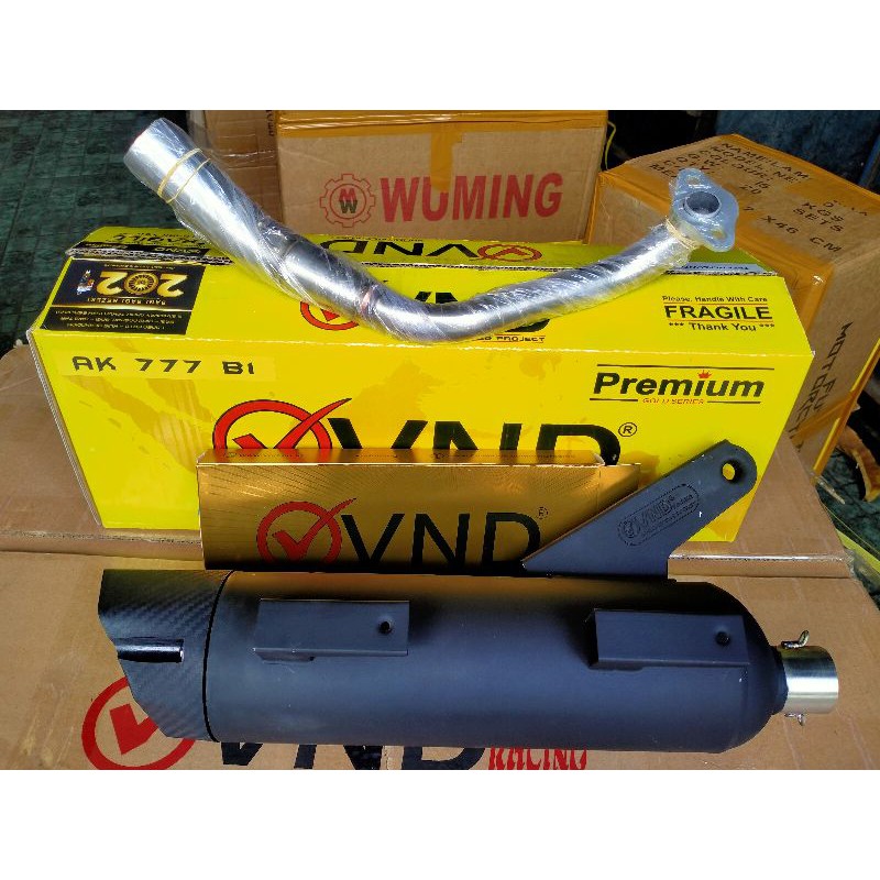 Jual Knalpot tsukigi AHM VND Genio beat esp new 2020 free glasswol non ...