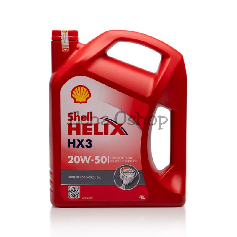 Jual Shell Helix HX3 4L Oli Mobil ORIGINAL 100% | Shopee Indonesia