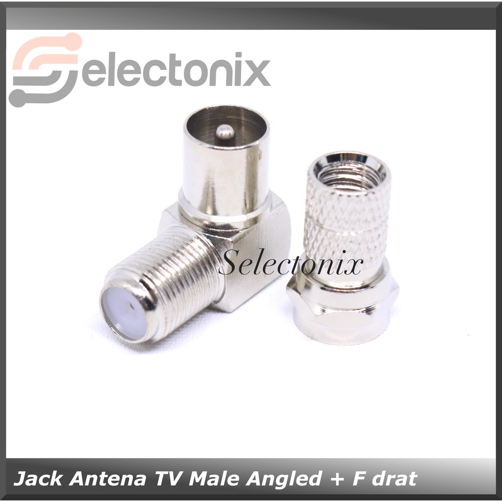 Jual Jack Antena TV Male Drat Set | Taiwan | Shopee Indonesia