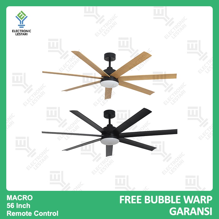 Jual Kipas Angin EDMA MACRO 56 Inch Gantung Plafon Remote Control ...