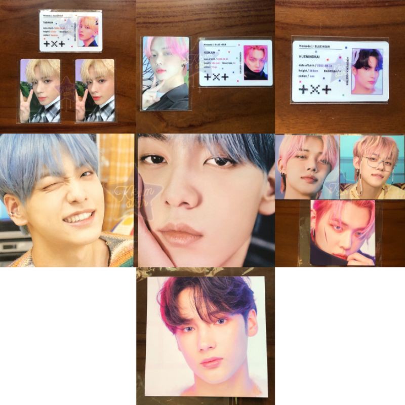Jual TXT - Blue Hour Photocard & Postcard (Soobin, Yeonjun, Beomgyu, Taehyun, Hueningkai PC ...