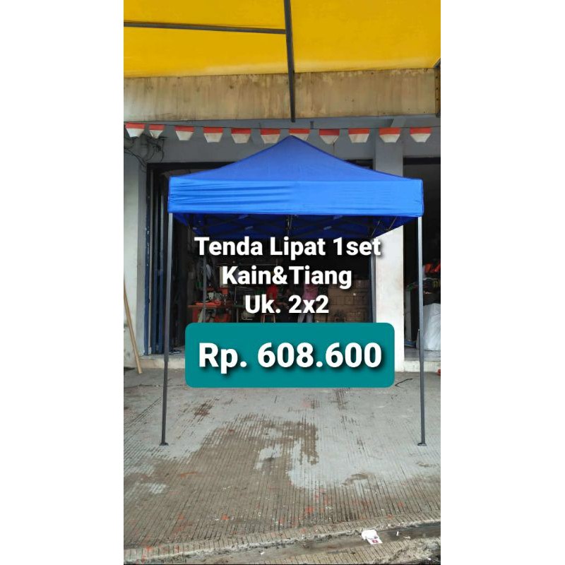 Jual Tenda Lipat Matic 2x2 Cafe Rakit Usaha Stand | Shopee Indonesia
