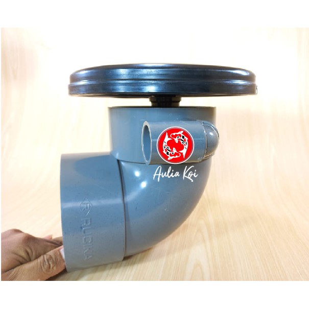 Jual Bottom drain plus air diffuser kolam koi tipe L size 4 inchi ...