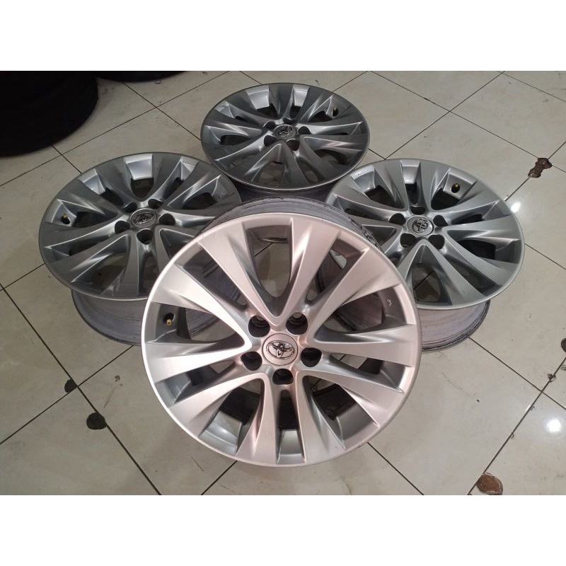 Jual Velg Original ALPHARD Ring 18 Lebar 8 Hole 5x114 cocok ke mobil ...