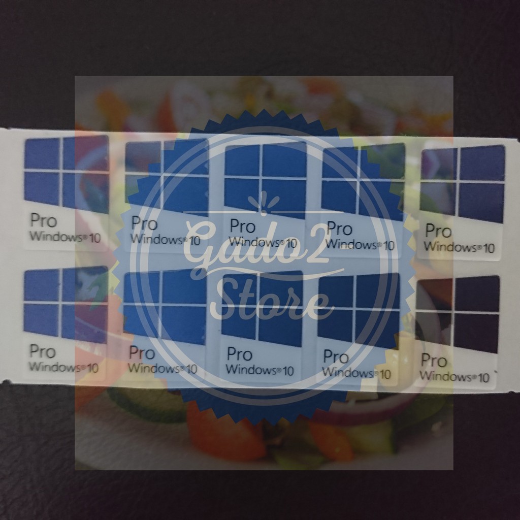 Jual Stiker Logo Windows 10 Pro Original Kualitas Bagus dan Mantap ...