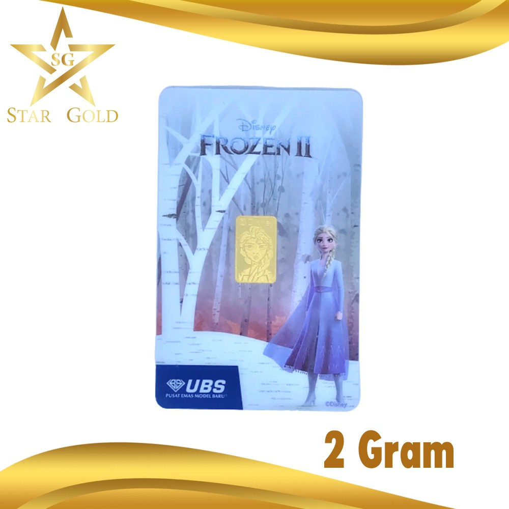 Jual Star Gold UBS Disney Frozen Elsa 2GR | Shopee Indonesia