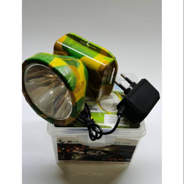 Jual Senter Kepala 50 Watt Bisa Charge / Head Lamp 50 Watt MS 029 ...