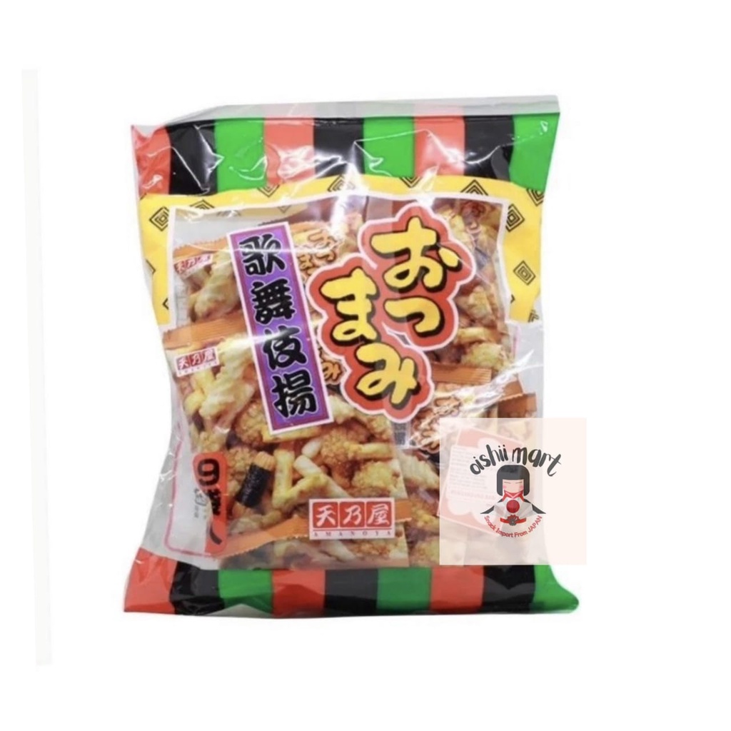 Jual Amanoya Oiri Otsumami Kabuki Age Senbei / snack jepang / cemilan ...
