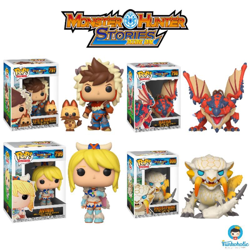 Jual Funko POP! Set Promotion Monster Hunter Stories Ride On - Lute ...