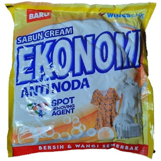 Jual SABUN EKONOMI CREAM ANTI NODA 145gr COLEK WINGS BIRU DETERJEN ...