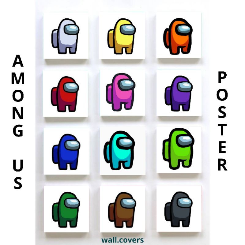 Jual PAKET POSTER AMONG US/Among Us Poster dinding/Among Us Poster ...