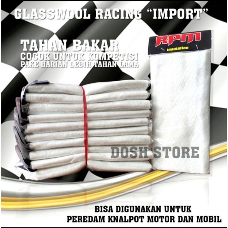Jual Glasswool / Gasbul Knalpot Anti Bakar / Gaswool / Gaswoll Knalpot ...