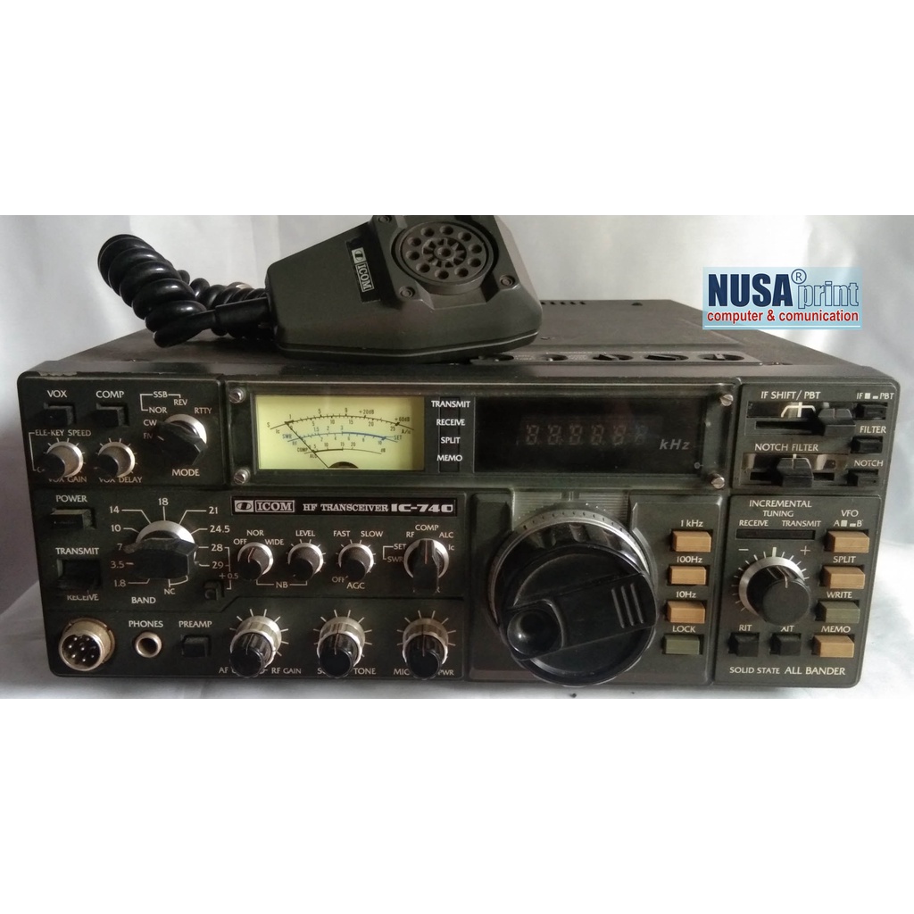 Jual RIG ICOM IC 740 HF Transceiver Radio Legend - Jadul - Colector ...