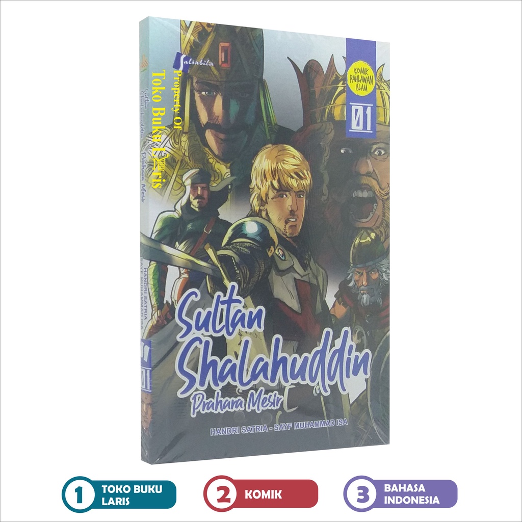 Jual Komik Sultan Shalahuddin Seri 1 PRAHARA MESIR Komik Pahlawan Islam Penerbit Salsabila ...