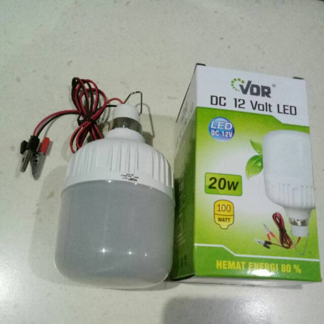 Jual Lampu jepit aki 20 watt lampu led jepit aki lampu DC 12 volt lampu jualan colok aki lampu ...