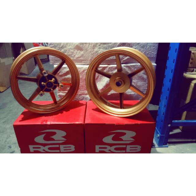 Jual Velg RCB original 811 gold uk 250/350 x 14 AEROX | Shopee Indonesia