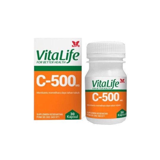 Jual Vitalife C-500 mg VITAMIN C | Shopee Indonesia