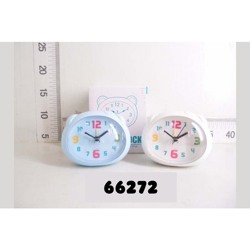 Jual KJ !! JAM WEKER ALARM JAM MEJA CLOCK BEKER MOTIF KEPALA BEAR/PIG ...