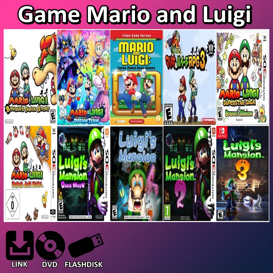 Jual Mario and Luigi Full DLC Game untuk PC Laptop | Shopee Indonesia