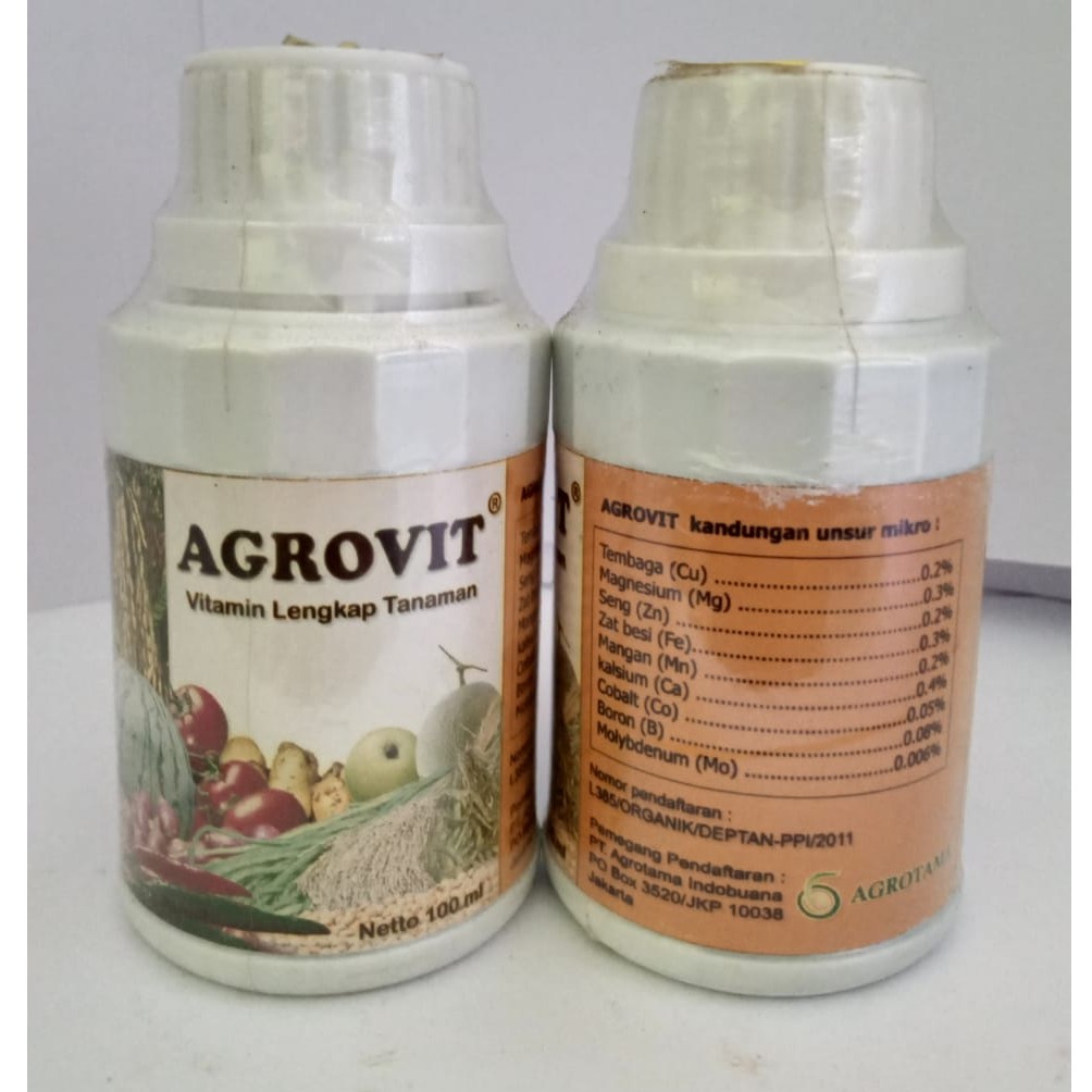 Jual AGROVIT 100ML perangsang tunas dan vitamin lengkap pada tanamam ...