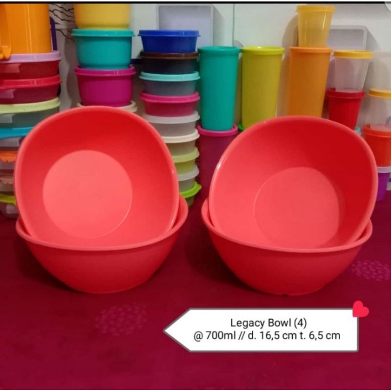 Jual Tupperware Legacy Bowl | Shopee Indonesia