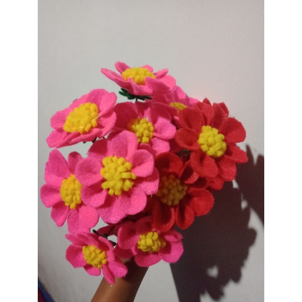 Jual Bunga Flanel tambahan bucket/flanel bucket/bucket flanel - 5 ...