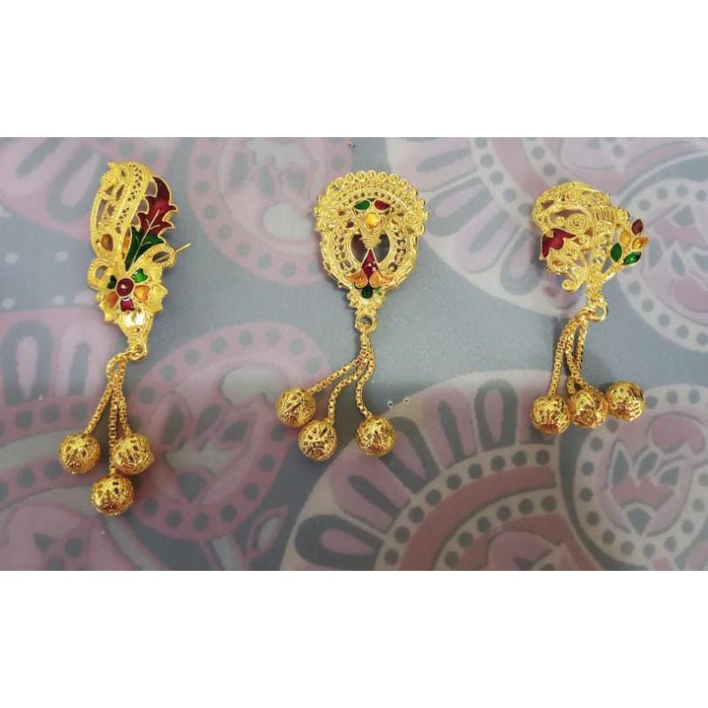 Jual Bros India Dubai Gold Arab Etnik Unik Mewah Emas Aksesoris ...