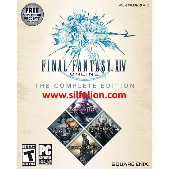Jual NEW Final Fantasy XIV Online Complete Edition Region EU NA FF XIV ...
