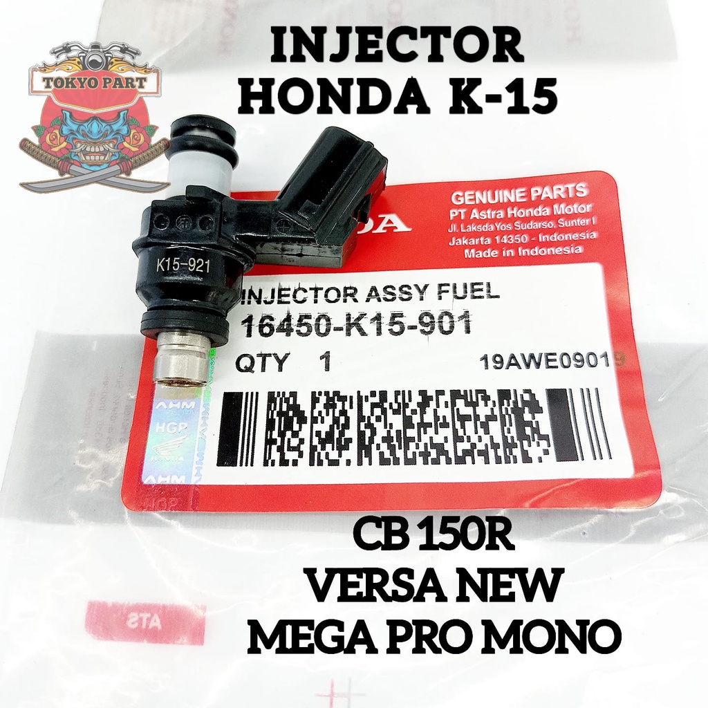 Jual INJECTOR / INJEKTOR HONDA K-15 KUALITAS ASLI ORIGINAL HONDA SUDAH ...