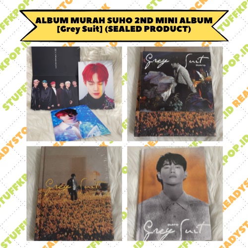 Jual [stuffkpop.id] [READY STOCK] ALBUM MURAH SUHO 2nd Mini Album [Grey Suit] (SUHO ALBUM, ALBUM ...