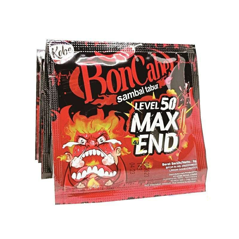 Jual Bon cabe level 50 max end per pack (24 bks) | Shopee Indonesia