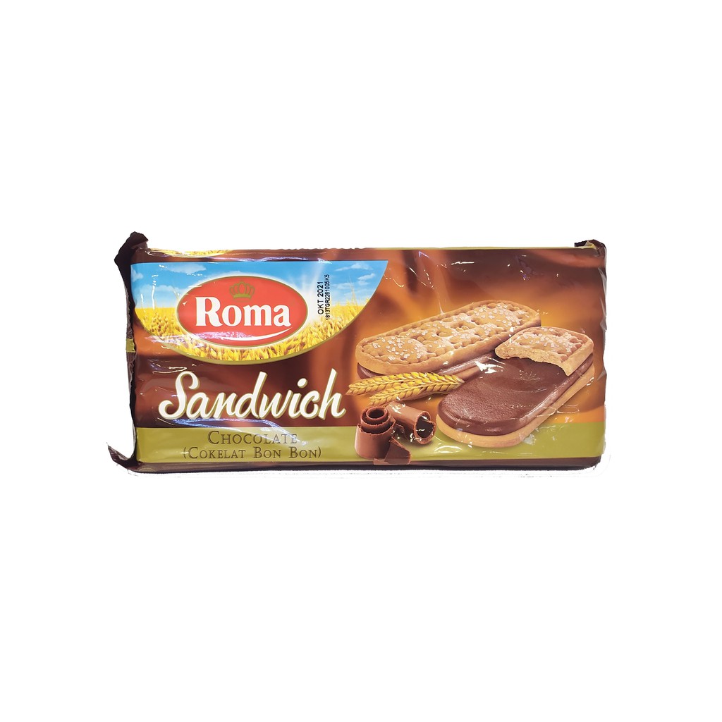 Jual Roma Sandwich Chocolate 216gr | Shopee Indonesia