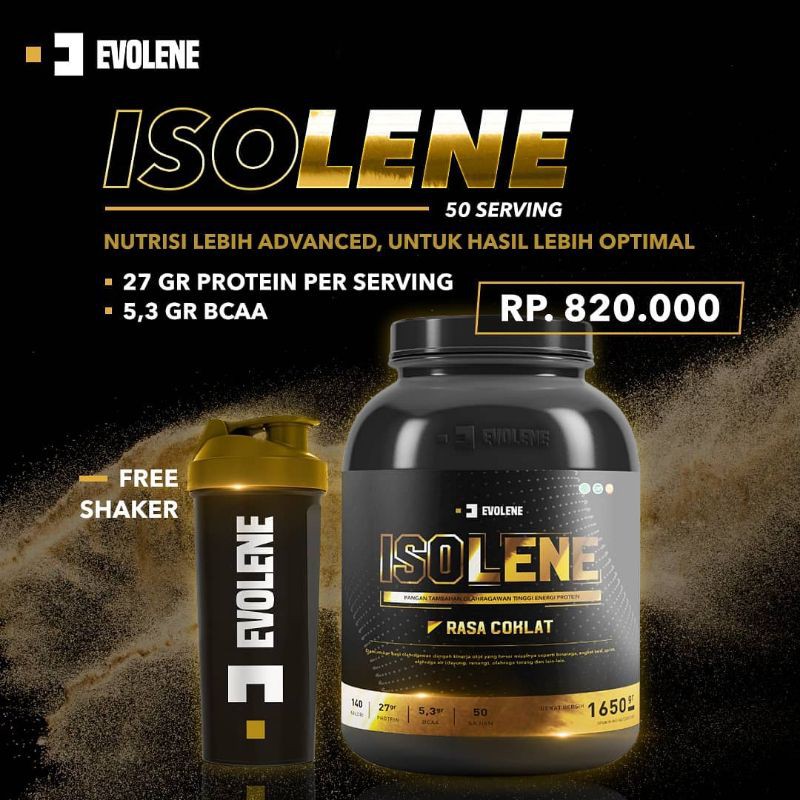 Jual Evolene Isolene 50serving Whey Isolate | Shopee Indonesia
