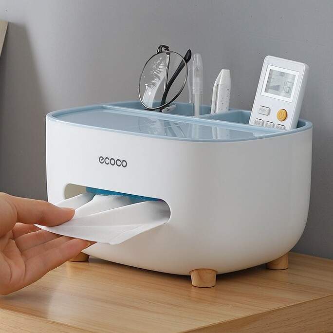Jual Ecoco Desktop Tissue Box Anti Skid - Kotak Tempat tissue meja ...