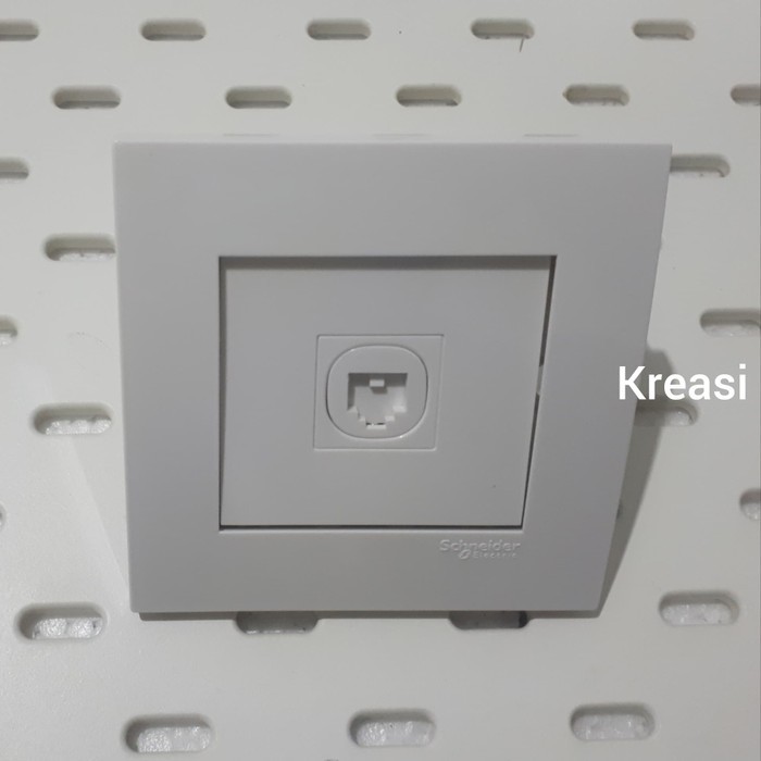 Jual STOP KONTAK TELPON 1 GANG OUTLET SCHNEIDER VIVACE - KB31TS ...