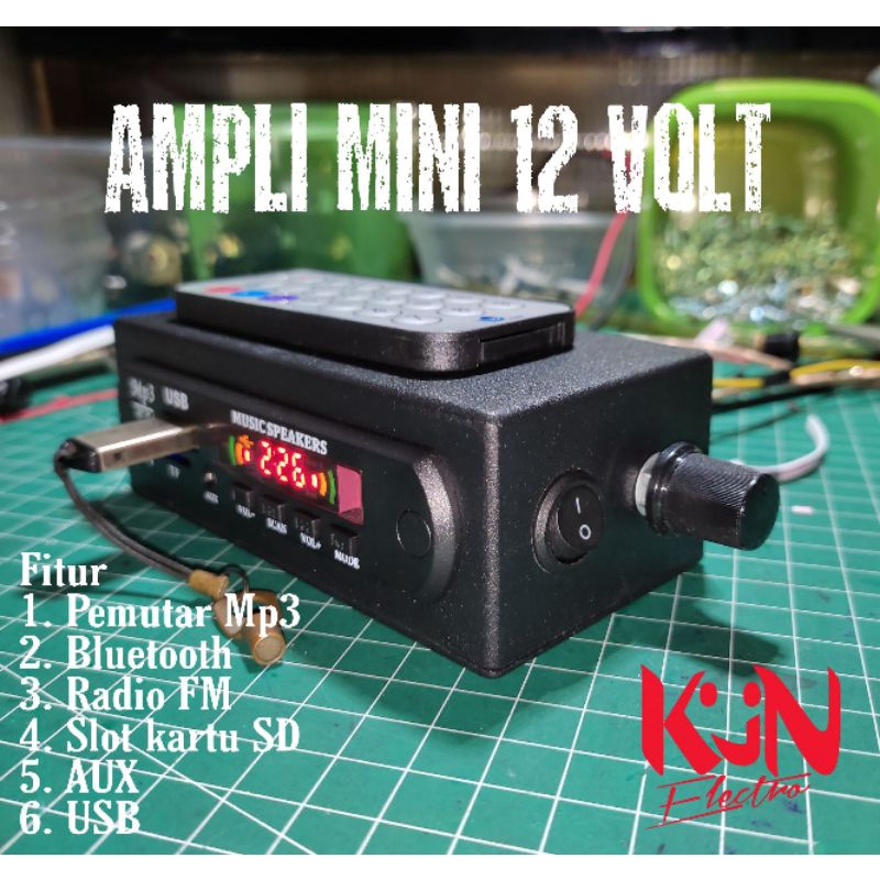 Jual Power ampli mini + Mp3 bluetooth | Shopee Indonesia