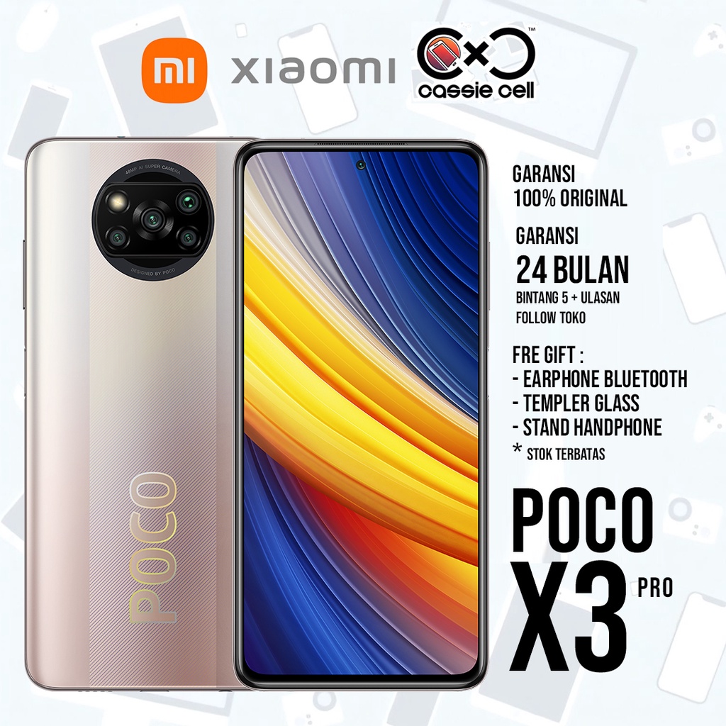 Jual XIAOMI POCO X3 Pro 6/128GB Snapdragon™ 860 48MP AI AI Quad Kamera ...
