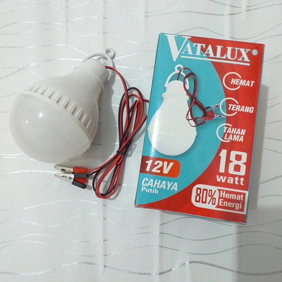 Jual Lampu LED DC 12v 20w Bohlam Untuk Aki/Solar Cell/Emergency KAWATO ...