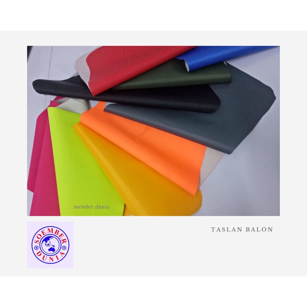 Jual Kain Taslan Balon Waterproof - Bahan Tas Anti Air dan jas hujan ...