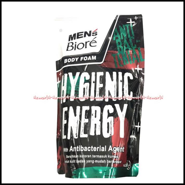 Jual Men'S Biore Hygienic Energy Sabun Mandi Cair Pria Cowok 450Ml ...