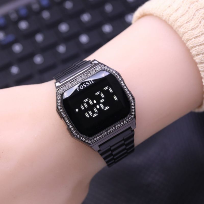 Jual JAM TANGAN FS DIAMOND RANTAI TOUCH SCREEN DIAMETER 3,6CM | Shopee ...