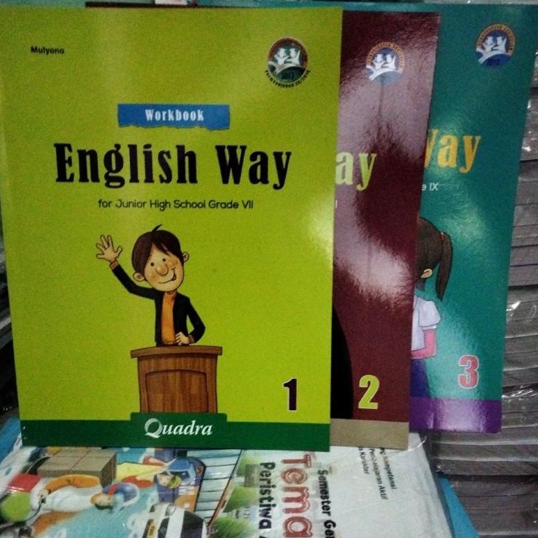 Jual HARGA MURAH BUKU PSM QUADRA ENGLISH WAY SMP KELAS 7,8,9 $ 859 | Shopee Indonesia