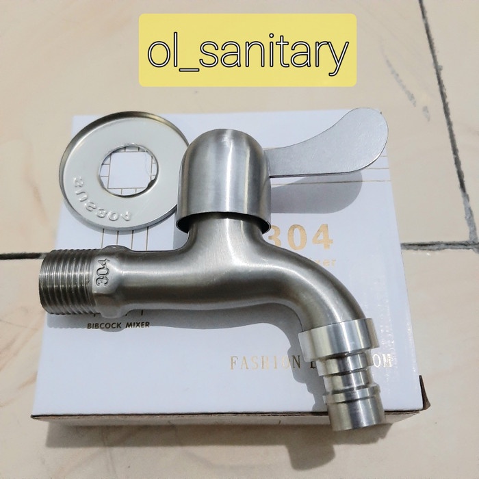 Jual kran air taman stainless steel sus304 keran sus304 kran taman ...