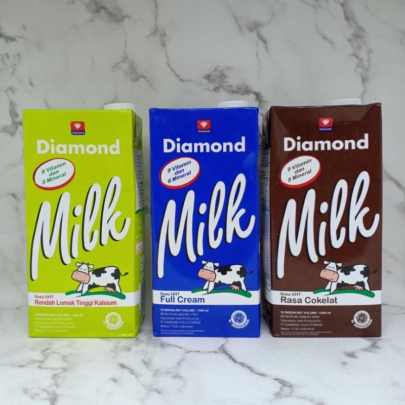 Jual DIAMOND Susu UHT 1L | Shopee Indonesia