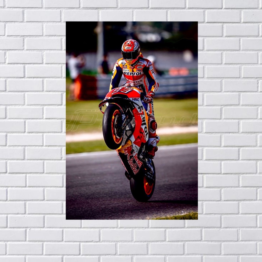Jual POSTER MOTOR MARC MARQUEZ/FOTO POSTER MARC MARQUEZ/POSTER MOTOGP ...